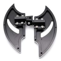 China Harley Sportster Touring Footrest Clamp Black Highway Foot Pegs for Replace/Repair for sale