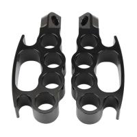 China Universal CNC Aluminum Motorcycle Footrest Footpeg for Harley V-Rod Sportster XL Dyna Softail for sale