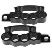China Universal CNC Aluminum Motorcycle Footrest Footpeg for Harley V-Rod Sportster XL Dyna Softail for sale