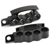 China Universal CNC Aluminum Motorcycle Footrest Footpeg for Harley V-Rod Sportster XL Dyna Softail for sale