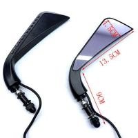 China Purpose Motorcycle Sequential LED Turn Light Rear View Mirror for Harley Davidson for sale