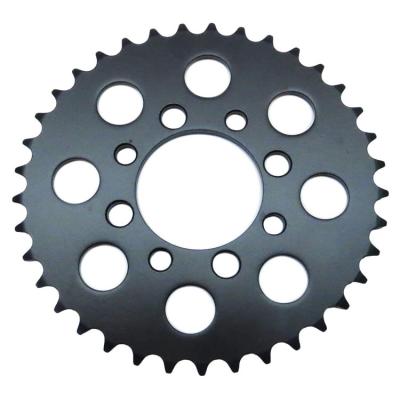 China 45 steel/A3 steel 420 Motorcycle Sprockets for Kawasaki Z125 KLX110 Chain Model 420 for sale