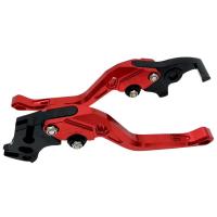 China Custom Logo Aluminum Alloy Motorcycle Brake and Clutch Levers for KTM Duke 200 390 for sale