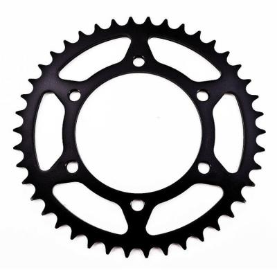 China 43T Black Steel Motocross Racing Sprocket 520 for Kawasaki Z300 EX300 Ninja 300 Z250SL for sale
