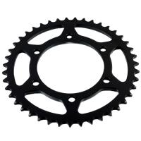 China 43T Black Steel Motocross Racing Sprocket 520 for Kawasaki Z300 EX300 Ninja 300 Z250SL for sale