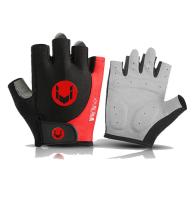 China Anti-Slip Shock-Absorbing Summer Half Finger Motorcycle Gloves with Custom Design for sale