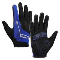 China Full Finger Sports Touch Screen Gloves with Custom Shock Absorption and Non-slip Style for sale