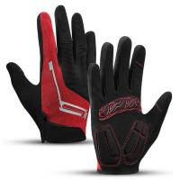 China Full Finger Sports Touch Screen Gloves with Custom Shock Absorption and Non-slip Style for sale