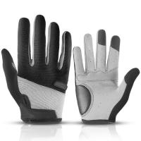 China Customized Logo Nylon Non-Slip Full Finger Cycling Racing Motocross Gloves for Benefit for sale