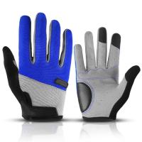 China Customized Logo Nylon Non-Slip Full Finger Cycling Racing Motocross Gloves for Benefit for sale