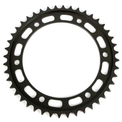 China Custom 525 43T 44T Motorcycle Rear Sprocket for Honda CB1000 VFR800 Black/Sliver for sale