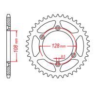 China Replace/Repair Purpose CNC Motorcycle Chain and Sprocket Kits for Suzuki DR-Z125 for sale
