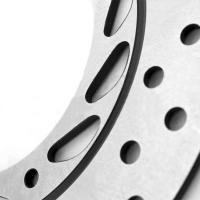 China Natural Color Custom Motorcycle Rear 220mm Brake Disc for Honda FX650 NX650 SLR650 SLR650V for sale