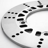 China Natural Color Black Custom Rear 261mm Brake Disc for Kawasaki GPZ1000PX GPZ750 Unitrak for sale