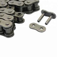 China Natural Motorcycle Chain Suppliers for Customizable 415 420 428 428h 520 530 Roller for sale