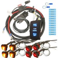 China Sample Street Legal LED Rocker Switch Turn Signal Kit for UTV SXS Kawasaki Mule Teryx 4 for sale