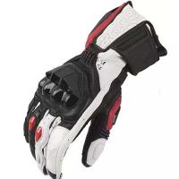 China Custom Men's Winter Motorcycle Racing Genuine Sheepskin Leather Gloves with Logo for sale