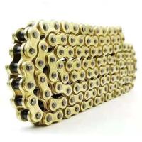 China 428h 128l Natural Color Motorcycle Chain 20CrMnTi Custom Color for sale