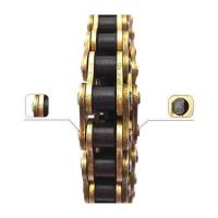 China 428h 128l Natural Color Motorcycle Chain 20CrMnTi Custom Color for sale