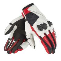 China Full Finger Style Breathable Custom Leather Biker Gloves for Unisex Motorcycle Riders for sale
