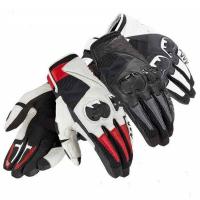 China Full Finger Style Breathable Custom Leather Biker Gloves for Unisex Motorcycle Riders for sale