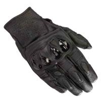 China Shockproof Breathable Touch Screen Leather Carbon Fiber Knuckle Motorcycle Gloves for sale