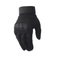 China Breathable Leather Tactical Full Finger Gloves with Touch Screen 20-30 Days Delivery Time for sale