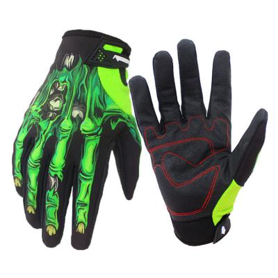 China Demon Claw Pattern Fleece Waterproof Touch Screen Motorcycle Gloves for Women Custom for sale