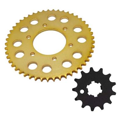 China Customized 428 42T 14T Sprocket Set for Yamaha Sniper 150 Perfect Fitment Guaranteed for sale