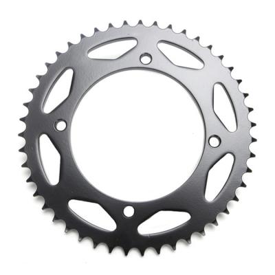 China Custom 44T 46T 47T Motorcycle Racing Rear Sprocket for Kawasaki KLX 150 428 Chain Model for sale