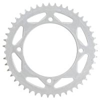 China Custom 44T 46T 47T Motorcycle Racing Rear Sprocket for Kawasaki KLX 150 428 Chain Model for sale