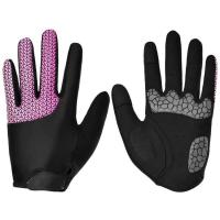 China Customizable Pattern Full Finger Cycling Motor Cycle Gloves Breathable and Shockproof for sale
