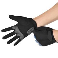 China Customizable Pattern Full Finger Cycling Motor Cycle Gloves Breathable and Shockproof for sale