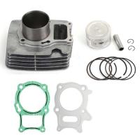 China Natural Color Custom 68.5mm ATV trx250 Cylinder Kit Piston Ring Gasket Set for Honda TRX 250 for sale