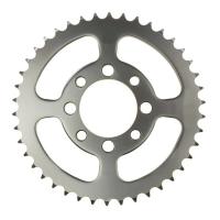 China 45 steel 49 teeth 428 38t motorcycle chain sprocket for Suzuki Kawasaki custom design for sale