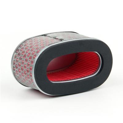 China Custom Red White Motorcycle Air Filter for Honda VT750 17213-MEG-000 Sample Make Sample for sale
