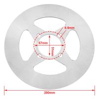 China Replace/Repair Purpose ATV Rear 200mm Brake Disc for Yamaha YYFM250R YFM350 YFZ450 for sale