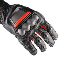 China Unisex Leather Winter Motorcycle Gloves with Waterproof and Anti-Collision Protection for sale