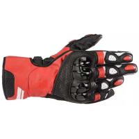 China Custom Long Style Touch Screen Breathable Leather Riding Gloves for Motorcycle Racing for sale