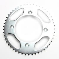 China 45 steel/A3 steel Custom Dirt Bike 49T-56T 420 Chain Sprocket for Honda CR80 CR85 CRF150R for sale