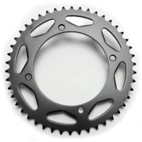 China 45 steel/A3 steel Custom Dirt Bike 46T 47T Rear 420 Sprocket for Kawasaki KX65 Suzuki RM65 for sale