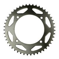 China 45 steel/A3 steel Custom Dirt Bike 46T 47T Rear 420 Sprocket for Kawasaki KX65 Suzuki RM65 for sale