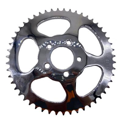 China Custom Chromed 51T 530 Motorcycle Rear Sprocket for Harley Davidson XLH883 XLH1200 Sportster for sale