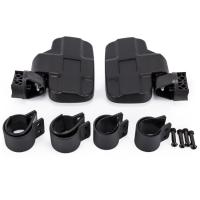 China PP Plastic Colored Reflective UTV Rear View Side Mirrors for UTV ATV Adjustable 1.5