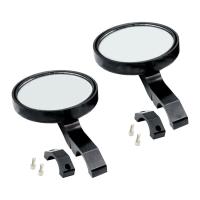 China Custom CNC Aluminum Round Universal Side ATV UTV Rear View Mirror with Convex Mirror for sale