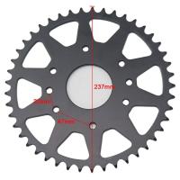 China Steel 42-45T Customized Motorcycle Rear Sprocket For KTM 125 200 Duke ABS Hot for sale