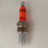 China Red Metal D8TC Three Electrode Spark Plugs for Motorcycles Suitable for sale