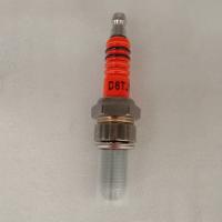 China Red Metal D8TC Three Electrode Spark Plugs for Motorcycles Suitable for sale