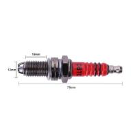 China Red Metal D8TC Three Electrode Spark Plugs for Motorcycles Suitable for sale