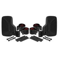 China Custom Wide Angle 1.75 2 Inch Universal UTV Rearview Mirror Plastic Material for UTVs for sale